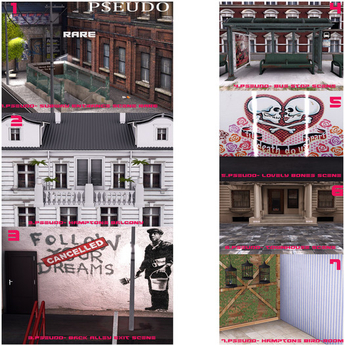 Second Life Marketplace - Pseudo- Back Alley Exit Scene