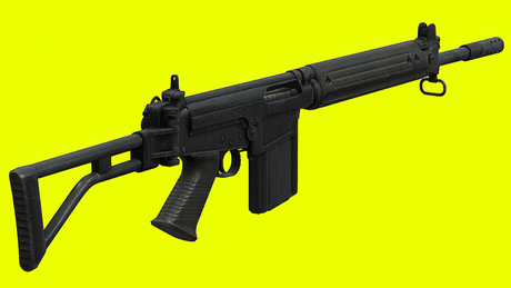 Second Life Marketplace - Scripted FN FAL 100% Mesh Assault Rifle