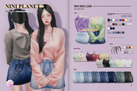 Second Life Marketplace - NINI Planet. Boo Boo Look : BAND A [BOX]