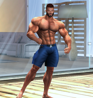 Second Life Marketplace - Jeff Hampton MENS PHYSIQUE Compulsory Poses ...