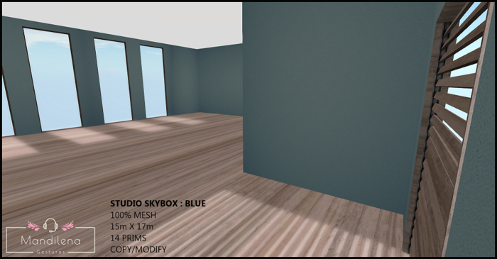 Second Life Marketplace - :: MG :: Studio Skybox - Blue