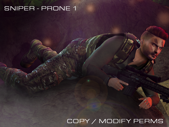 Second Life Marketplace - [GAP] Sniper - Crouch 1 (v. 1.1)