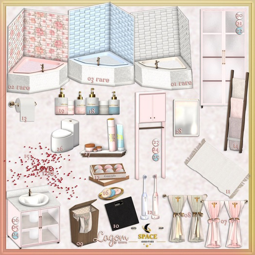 Second Life Marketplace - 23. S.O&L - Romace Respite [ Privy Shelf White ]