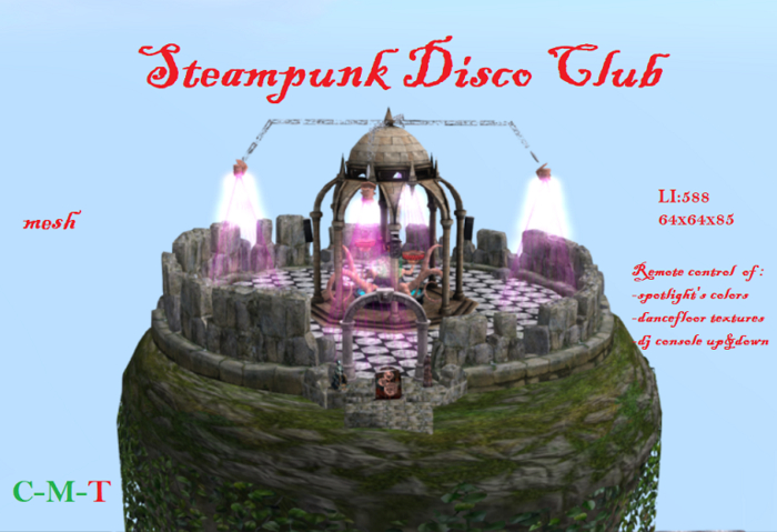 Second Life Marketplace - Steampunk Animated Dancefloor