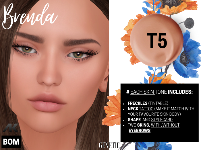 Second Life Marketplace - [GENETIC] BRENDA #T5 [AK] ADVANCED