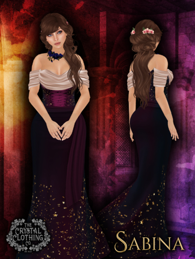 Second Life Marketplace - [CC Co.] Sabina - Gown - Stardust