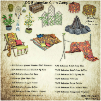 Second Life Marketplace - 11.DD Bohemian Wild Topiary Pot