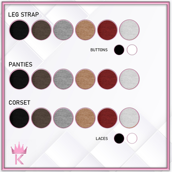 Second Life Marketplace - .KIMBRA. - DAHLIA SET [COTTON.BASICS. V.]