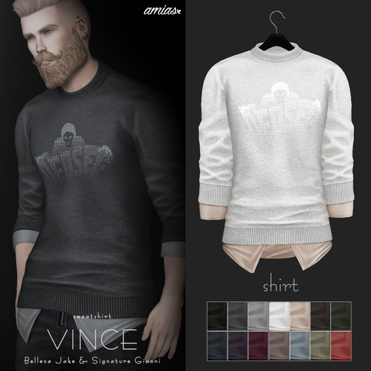 Second Life Marketplace - amias - VINCE white
