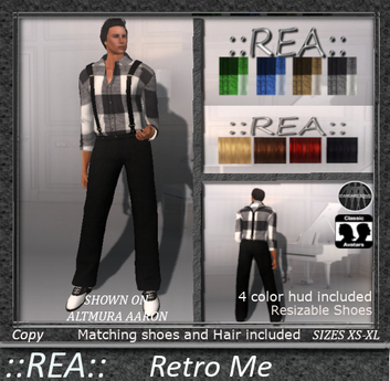 Second Life Marketplace - ::REA:: Retro Me Male