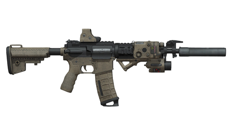 Second Life Marketplace - Full Perm MK18 Scripted M4 Tactical 100% Mesh ...