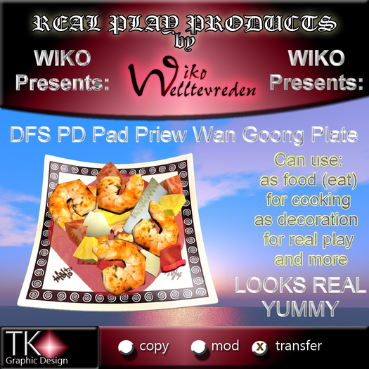 Second Life Marketplace - WIKO presents DFS PD Pad Priew Wan Goong ...