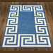 Second Life Marketplace - Blue Greek Key Rug