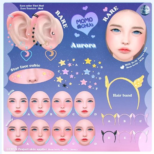 Second Life Marketplace - :: MOMOCHUU :: GENUS Project skin applier ...