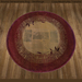 Second Life Marketplace - Round Generations Rug Red - Beige