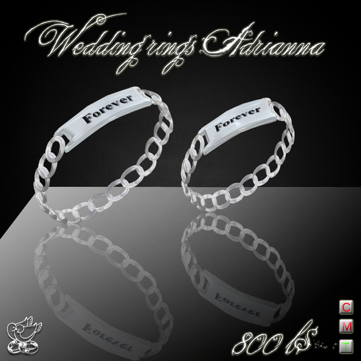 Second Life Marketplace - Wedding Rings Adrianna