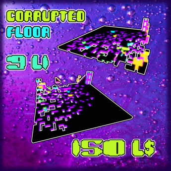 Second Life Marketplace - *Z*V* Pixelized Corrupted floor