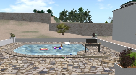 Second Life Marketplace - Swimming Pool Fiori - the ultimate pool