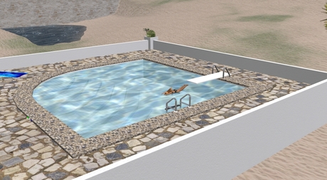 Second Life Marketplace - Swimming Pool Fiori - the ultimate pool