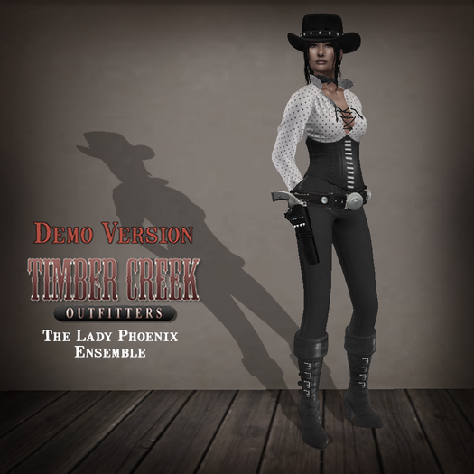 Second Life Marketplace - [Timber Creek] Lady Phoenix Ensemble-DEMO