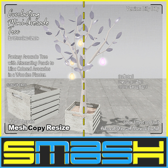 Second Life Marketplace - SMASH - Everlasting Mini-Avocado Tree (Dilly ...
