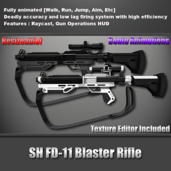 Second Life Marketplace - SH FD-11 Blaster Rifle