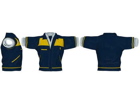 Second Life Marketplace - Dae Obj FBX Men's Mechanic Jacket Vest With ...