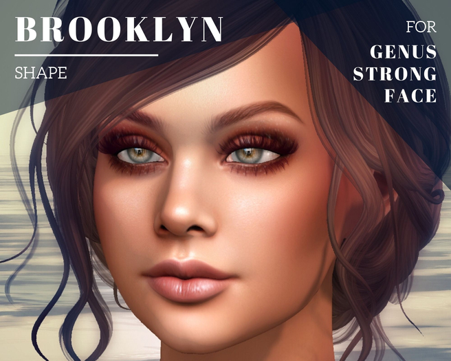 Second Life Marketplace - ::ATP:: Brooklyn Shape for Genus Strong Face ...