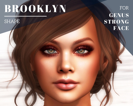 Second Life Marketplace - ::ATP:: Brooklyn Shape for Genus Strong Face ...
