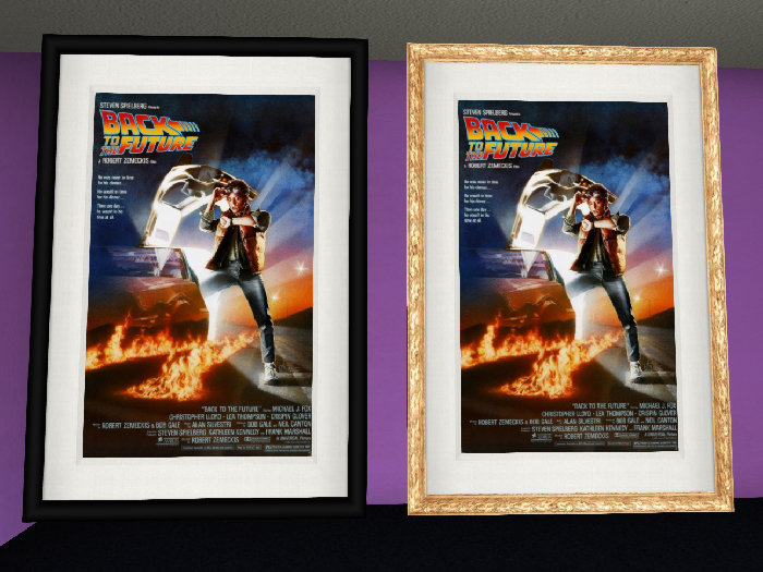 Second Life Marketplace - [Misako] Movie frame BTTF trilogy