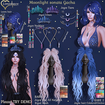 Second Life Marketplace - #2 {Limerence} Leora hair-Browns