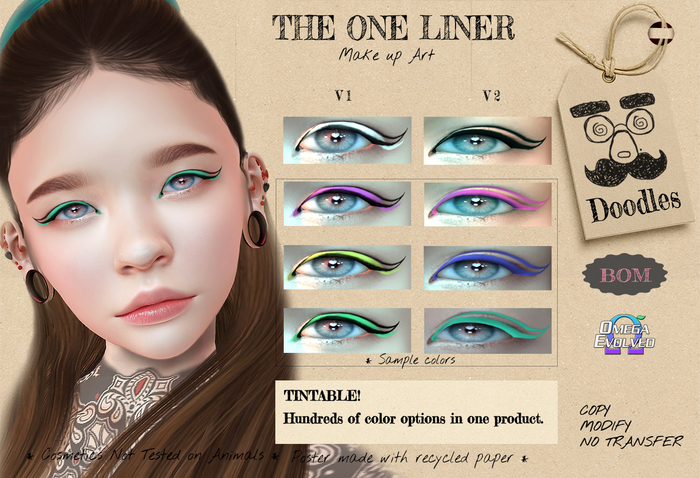 Second Life Marketplace - Doodles - The One Liner V1