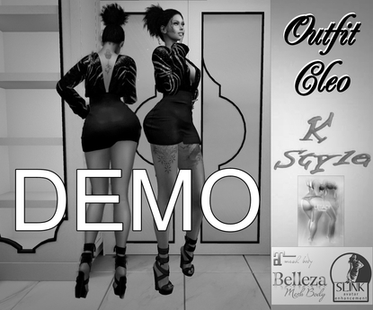 Second Life Marketplace - [K-Style] OUTFIT CLEO LEGACY MAITREYA BELLEZA SLINK - DEMO
