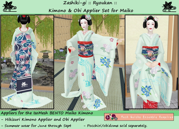 Second Life Marketplace - Zashiki-gi Maiko IsoMesh Applier HUD - Ryoukan