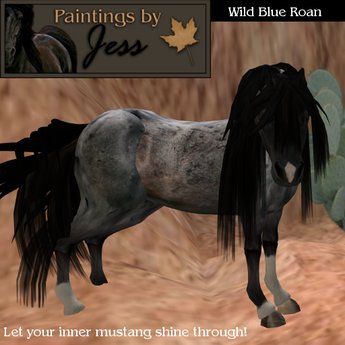 Second Life Marketplace - Flint - Wild Blue Roan Texture Pack for ...