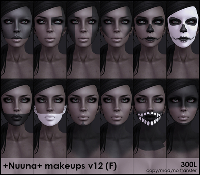Second Life Marketplace - +Nuuna+ makeups v12 DEMOS