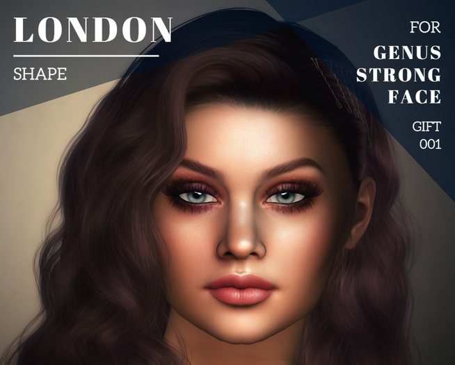Second Life Marketplace - ::ATP:: London Shape for Genus Strong Face ...