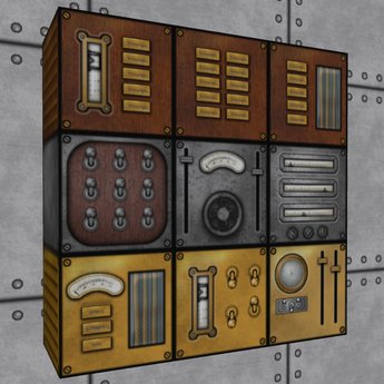 Second Life Marketplace - Steampunk Textures - Set 8