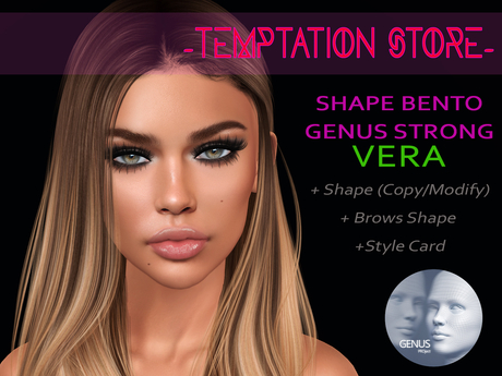 Second Life Marketplace - TEMPTATION STORE - Shape Vera (Genus Strong)