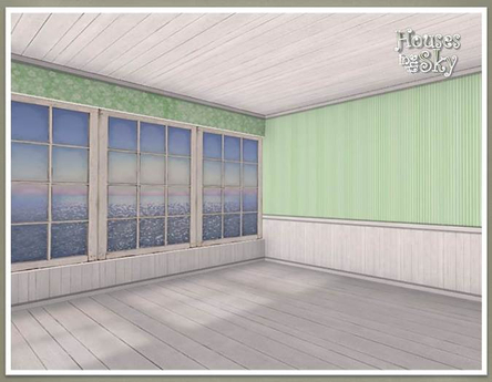 Second Life Marketplace - Coastal Loft Green 2-Room Skybox 32x16 LI:10 ...