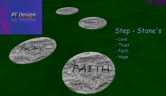 Second Life Marketplace - Step-Stone (Love, Hope, faith, Trust)