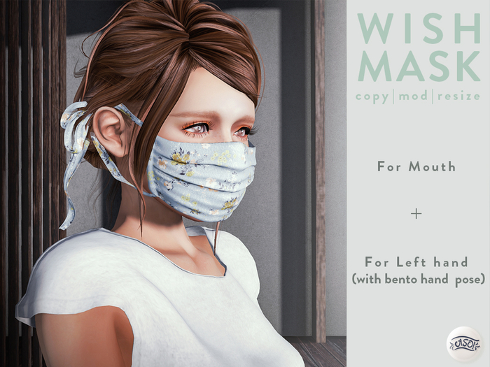 Second Life Marketplace - ASO! Wish Mask (bright)