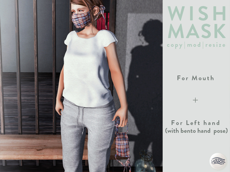 Second Life Marketplace - [DEMO] ASO! Wish Mask (fullpack)