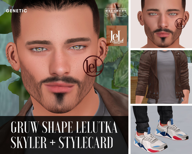 Second Life Marketplace - [GENETIC] GRUW Shape [LeLUTKA] Skyler 2.5