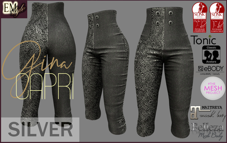 Second Life Marketplace - EMS - GINA CAPRI - SILVER