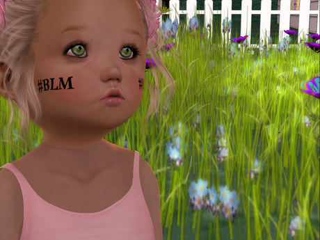 Second Life Marketplace - BeBe toddler BLM support face paint