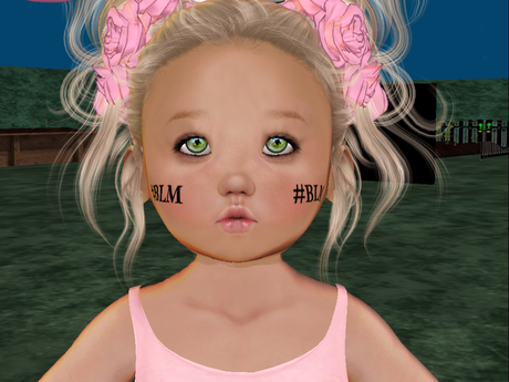 Second Life Marketplace - BeBe toddler BLM support face paint