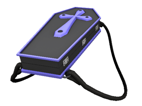 Second Life Marketplace - *NW* Coffin Backpack - Lilac/Black
