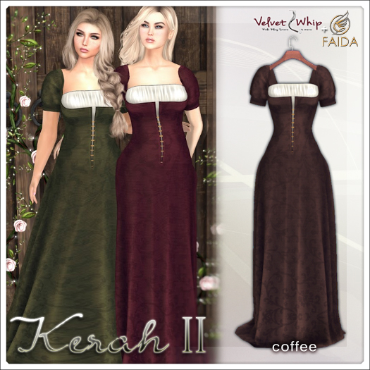 Second Life Marketplace - Faida + [V/W] Kerah II Coffee - Exclusive ...