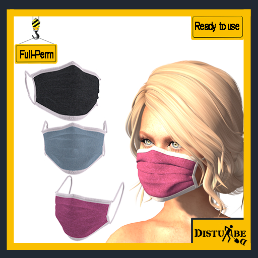 Second Life Marketplace - ::DisturbeD:: Coronavirus Face Mask Pack 3 ...